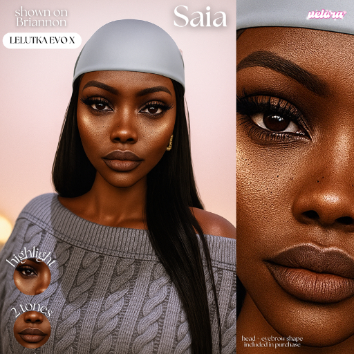 Second Life Marketplace - velora. saia skin (chocolate)